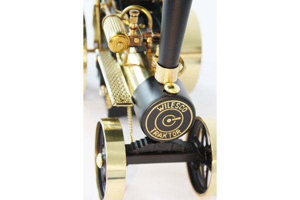 Wilesco D406 Steam Traction Engine Black/Brass – Milbury Model Company