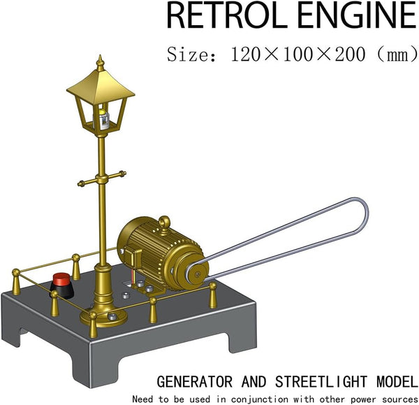 Retrol FDLD-01 Generator and Lamp Scene Model – Milbury Model Company